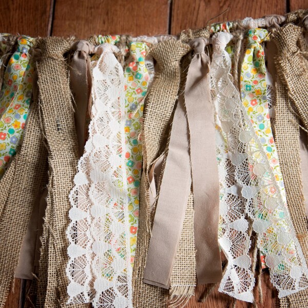 Burlap Garland - Etsy