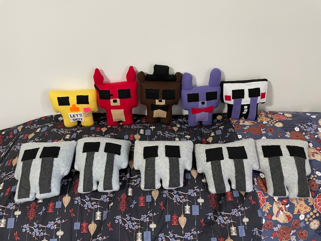 Pixel FNAF Plush Doll (animatronics and Crying Child) - Etsy