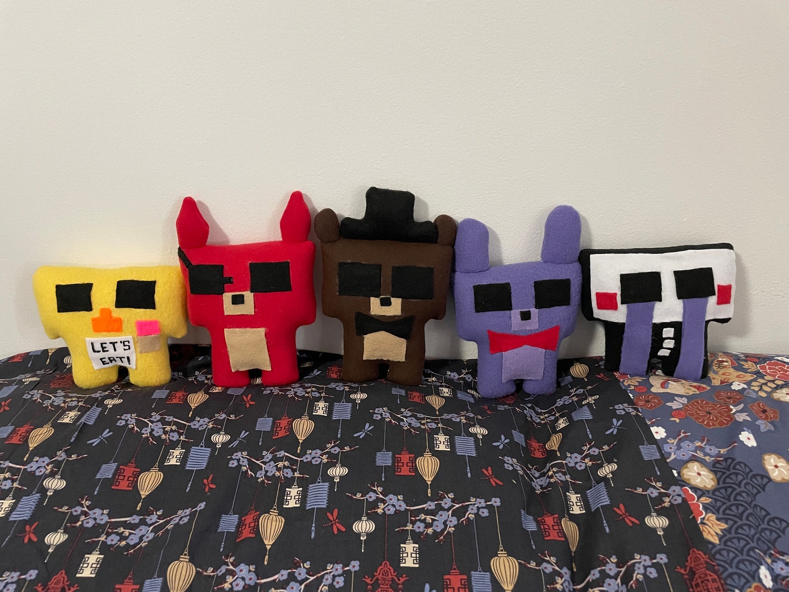 Pixel FNAF Plush Doll (animatronics and Crying Child) - Etsy
