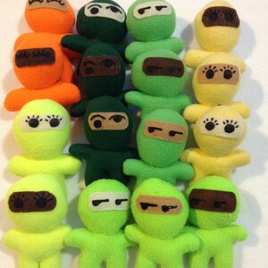 Mini Ninja Buddiez Plushies - Etsy