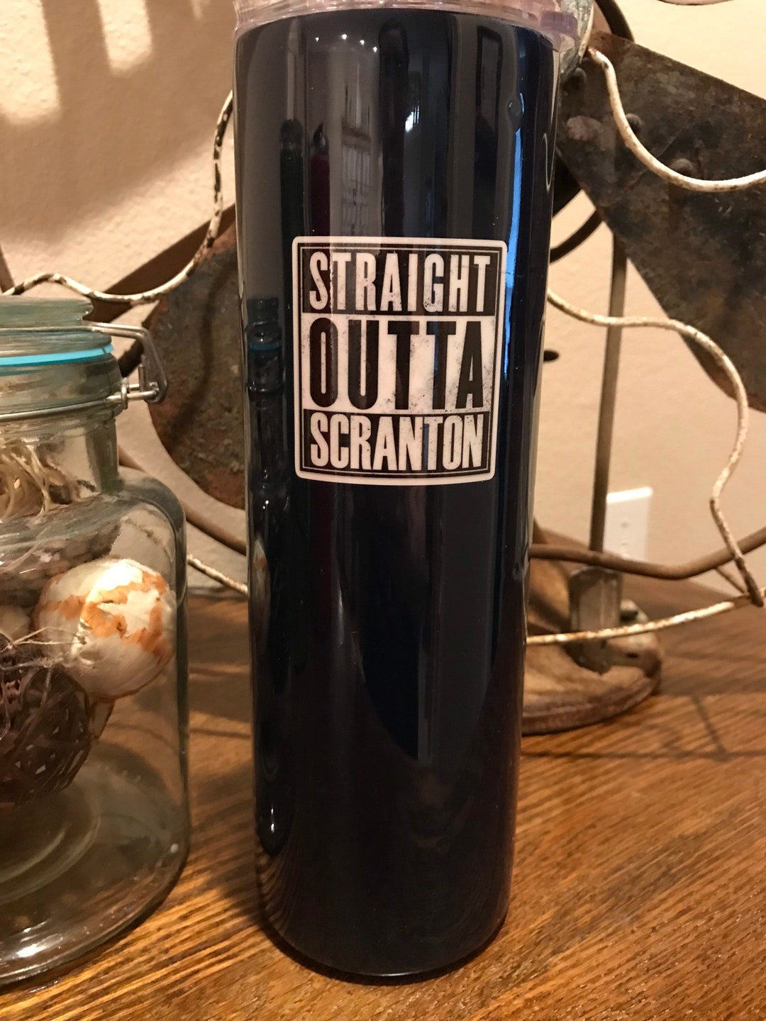 30 Oz. Straight Outta Scranton Navy the Office Tumbler - Etsy