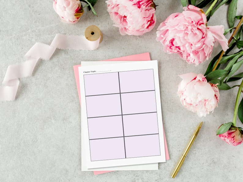 Printable Flashcards | Editable Flashcards | 4 Blank Flashcards per ...