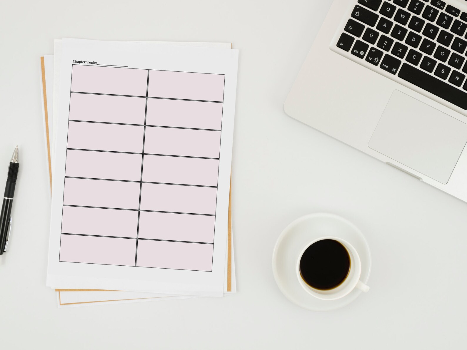 Printable Flash Cards | Editable Flash Cards | 7 Blank Flashcards per ...