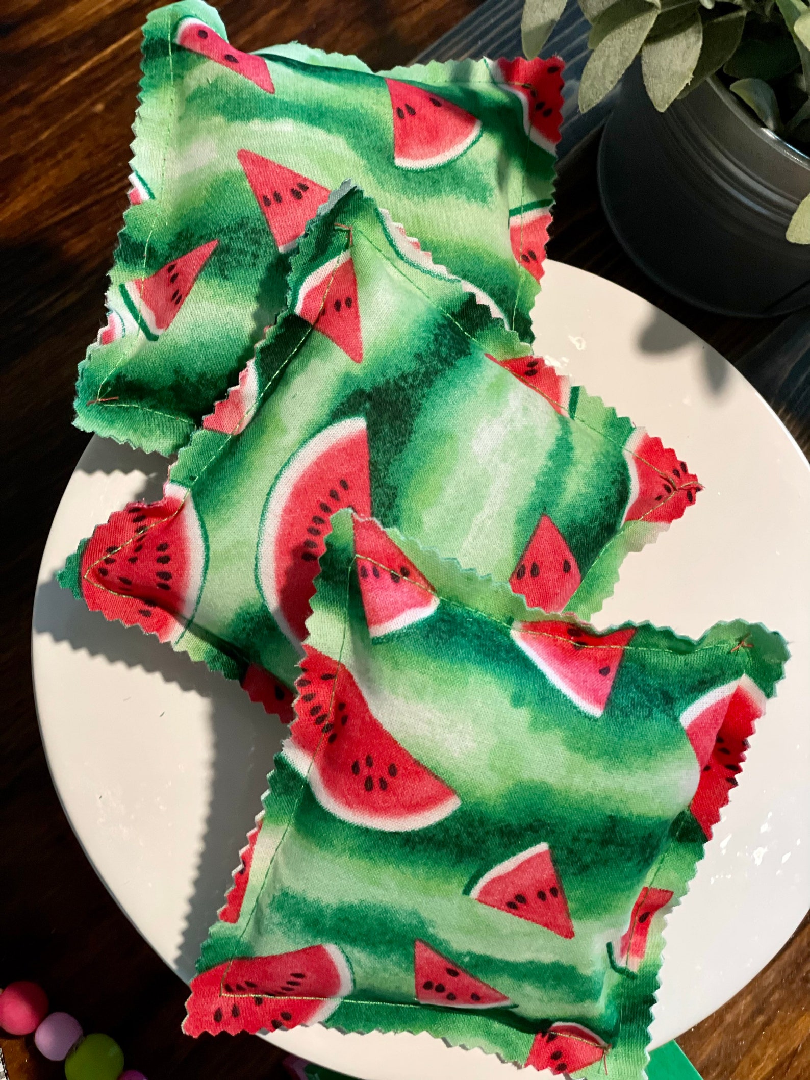 Watermelons Wood Decor Farmhouse Mini Rolling Pin Books Garland Book ...