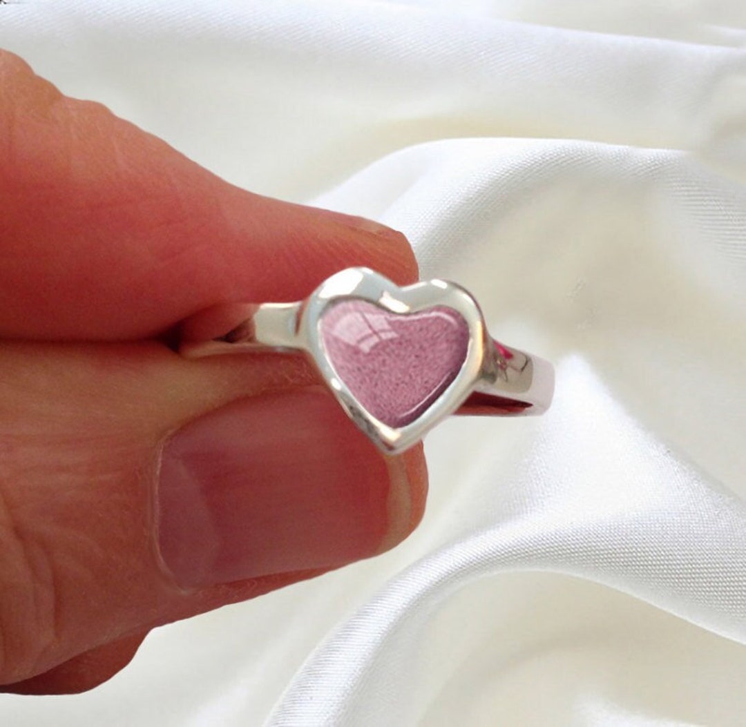 PET CREMATION RING Heart Ring 925 Sterling Silver Pet - Etsy