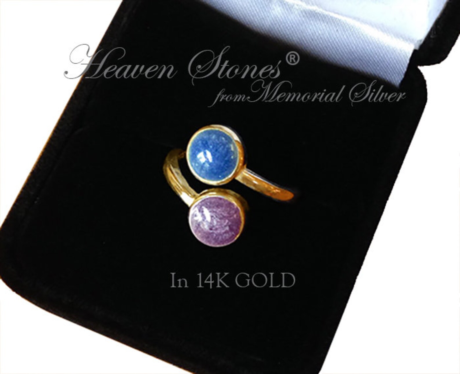 CREMATION RING 14K Solid GOLD Pet Cremation Ashes Ring Pet | Etsy