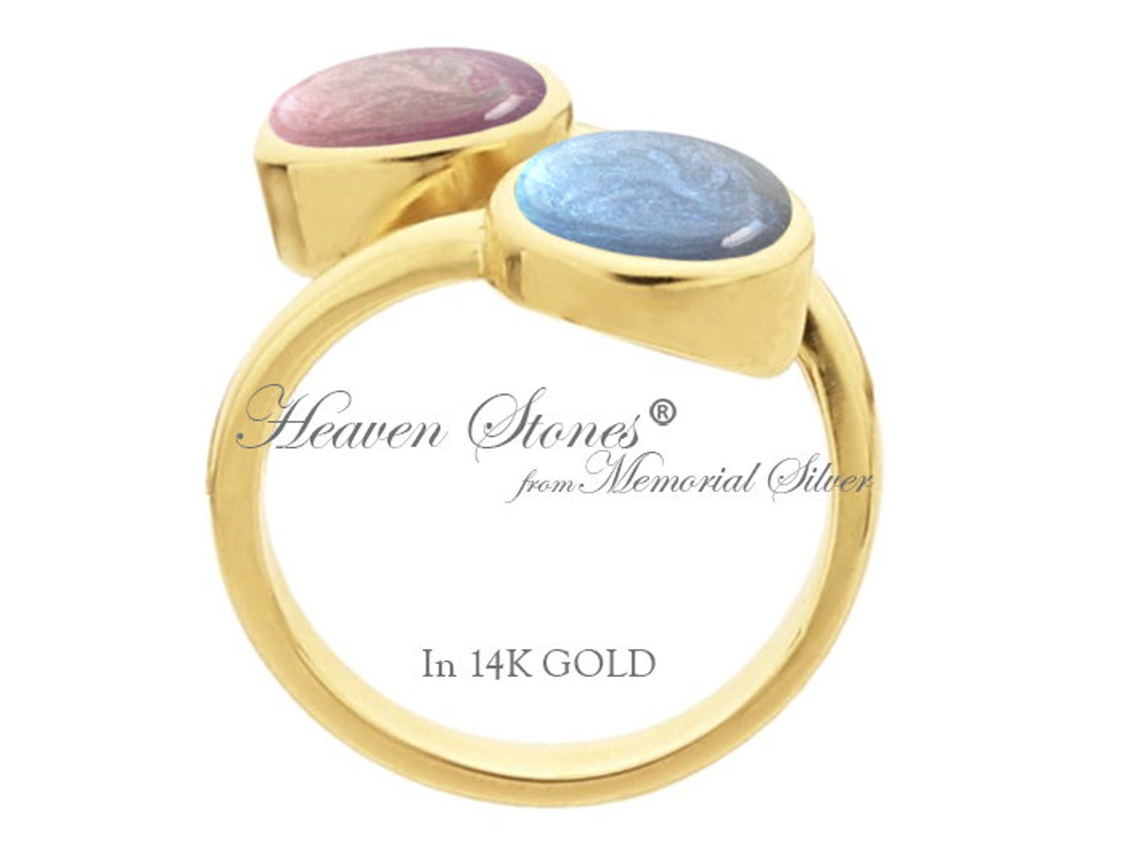 CREMATION RING 14K Solid GOLD Pet Cremation Ashes Ring Pet | Etsy