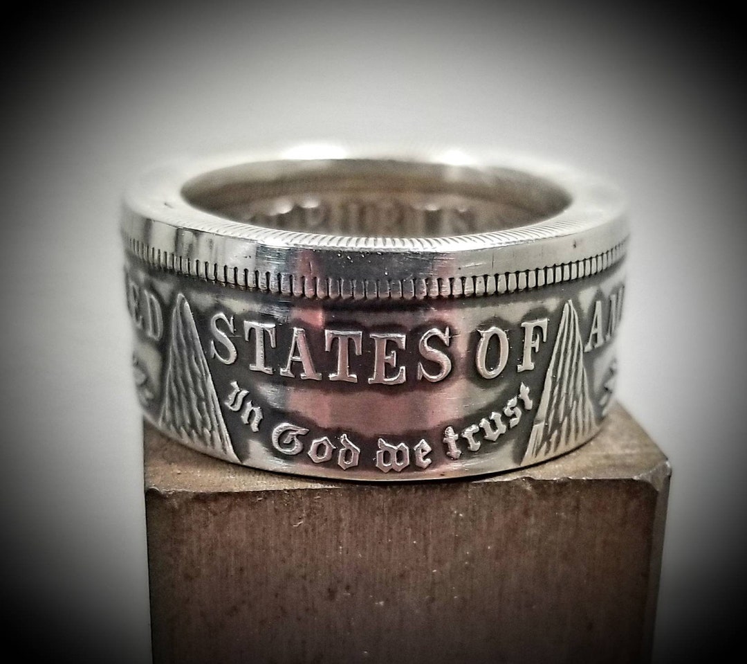 Morgan Dollar Coin Ring - Etsy