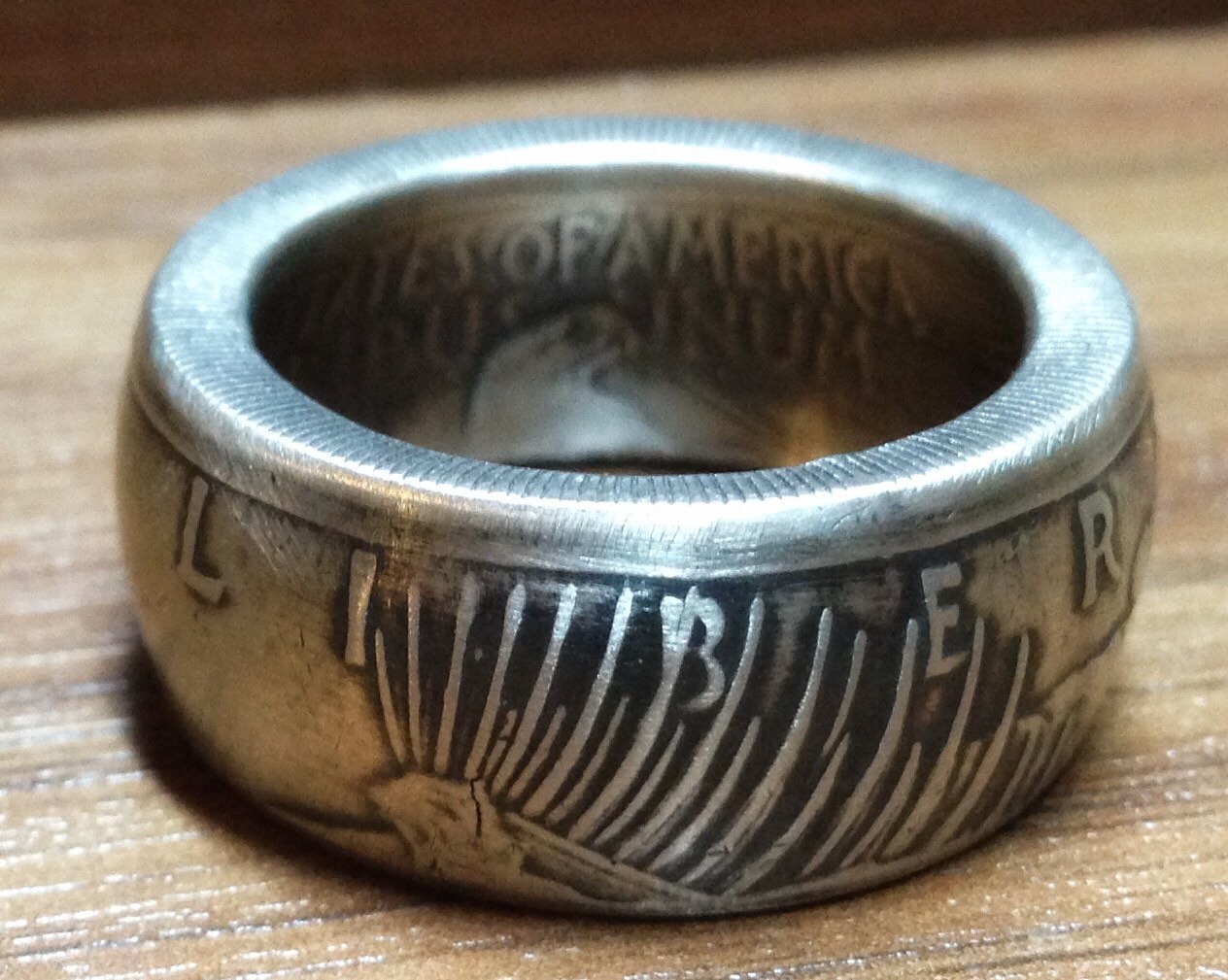 Peace Dollar Coin Ring | Etsy