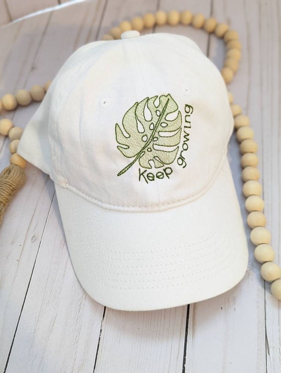 Monstera Keep Growing Hat for Plant Lover | Etsy