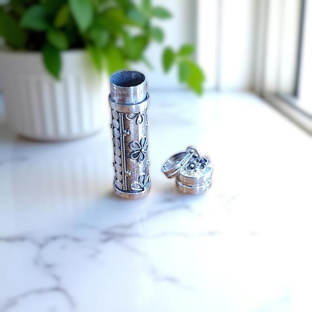Bali Silver Prayer Box Pendant: Keepsake Locket Necklace - Etsy
