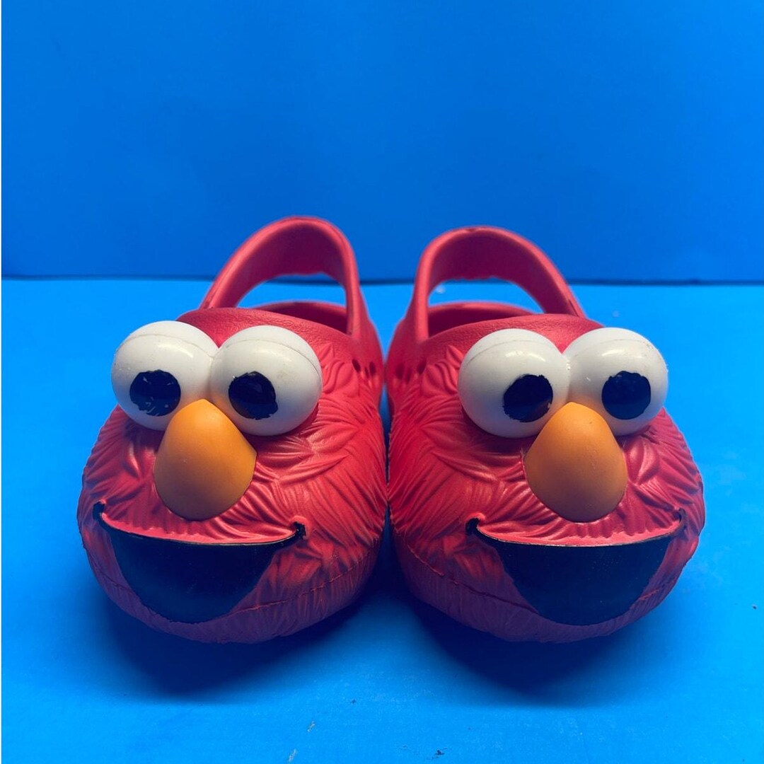 Sesame Street Elmo Slip on Sandals Red Infant Toddler Size 4 - Etsy