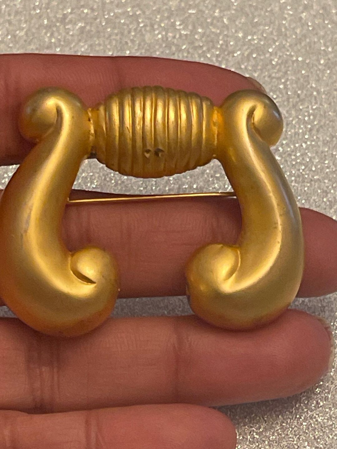 Vintage Gold Tone Music Note Brooch Lapel Pin B#18 - Etsy