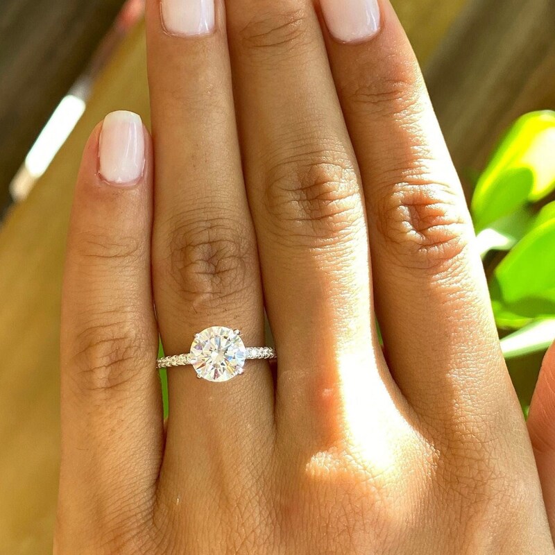 Masonite Engagement Ring - Etsy