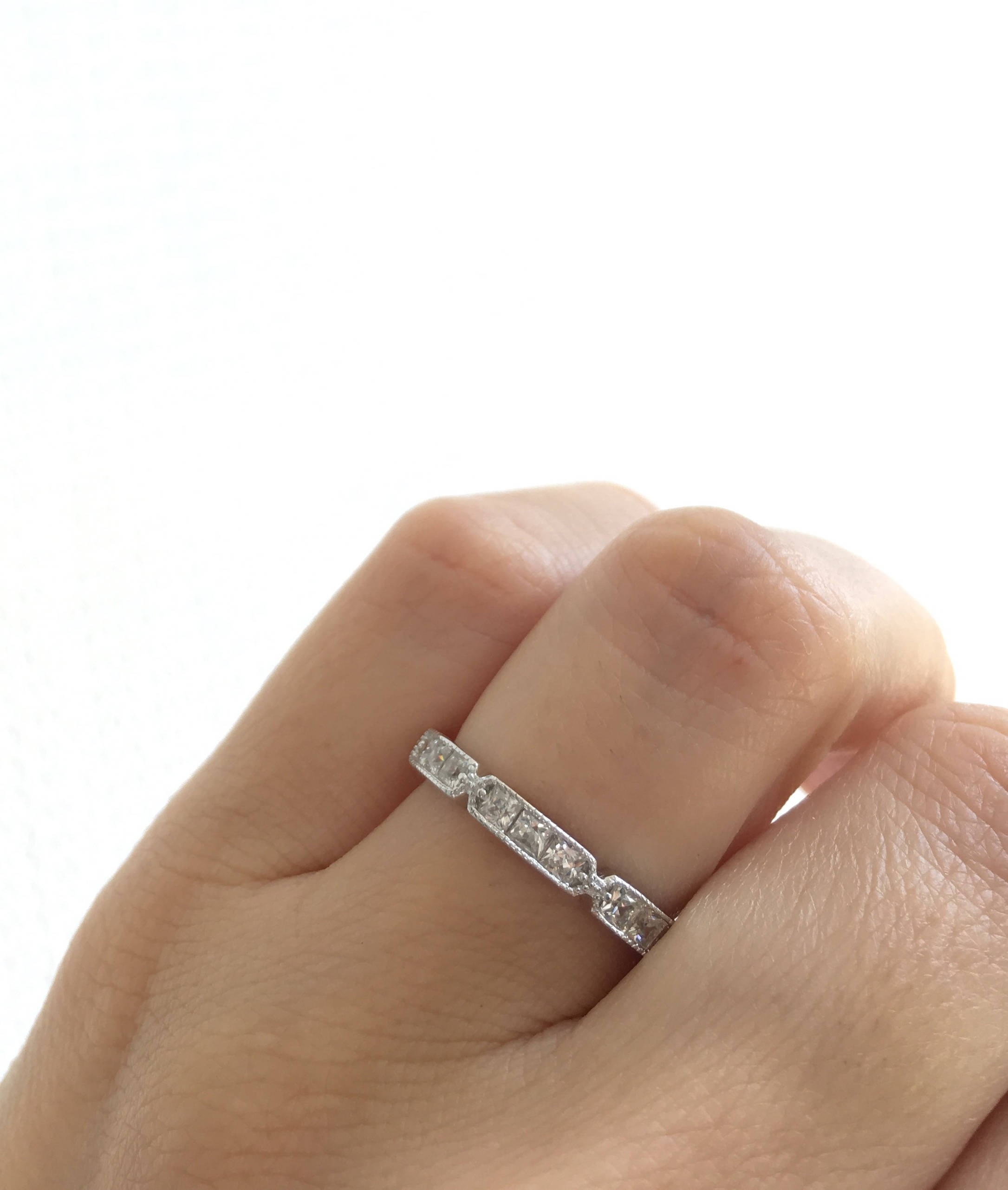 Beautiful Sterling Silver Vintage Wedding Band. Wedding Ring. - Etsy