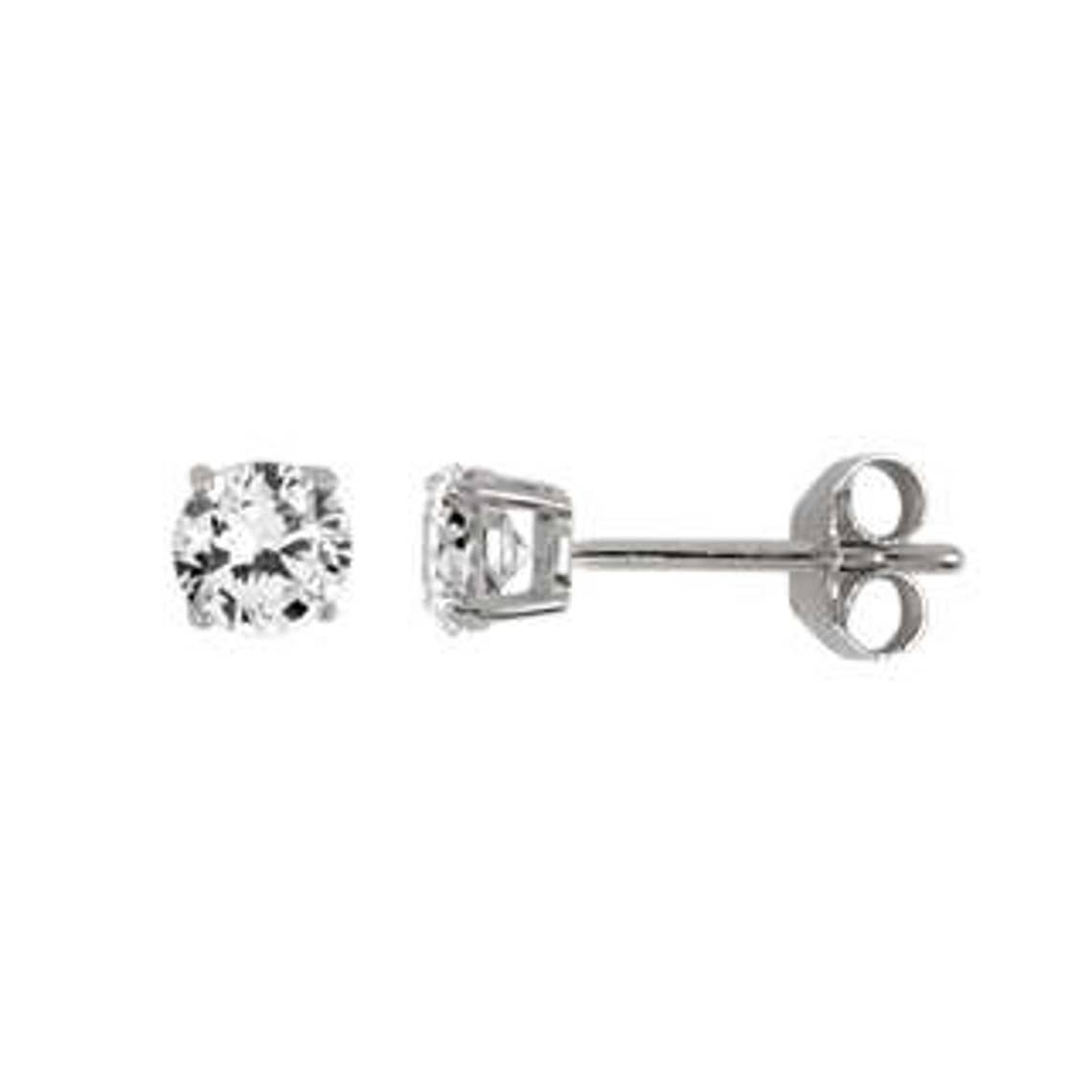 Sterling Silver Stud Earrings. Premium Quality Cz Small Studs. - Etsy