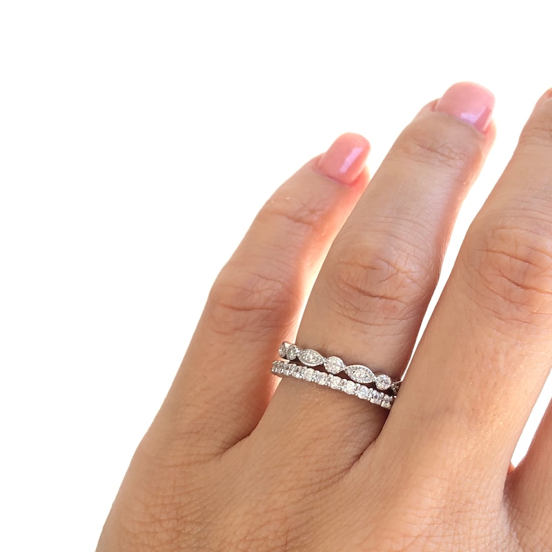Silver Ring Set - Etsy