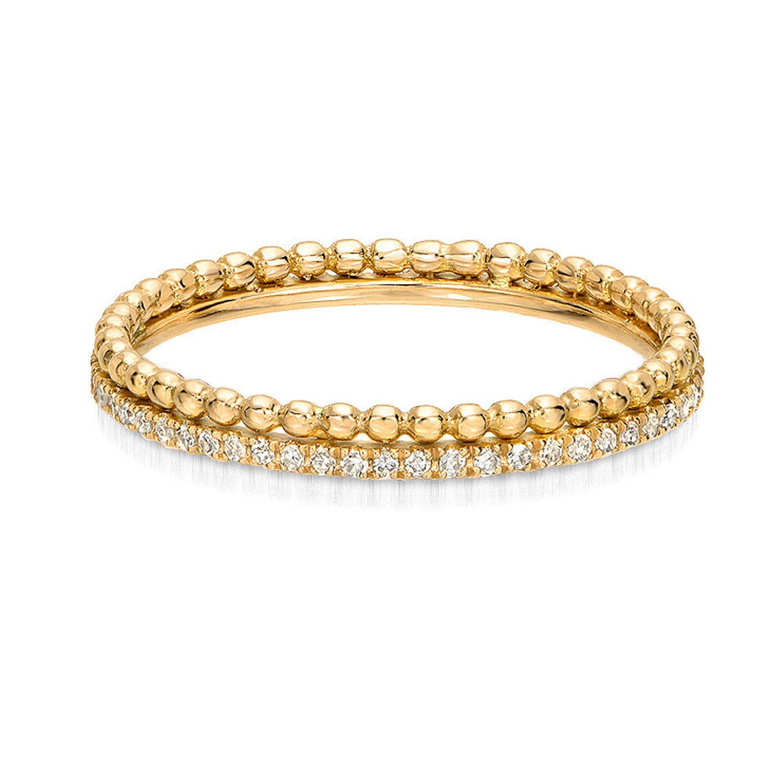 Beautiful Eternity Ring Set. Eternity Band Ring Set. Set of - Etsy