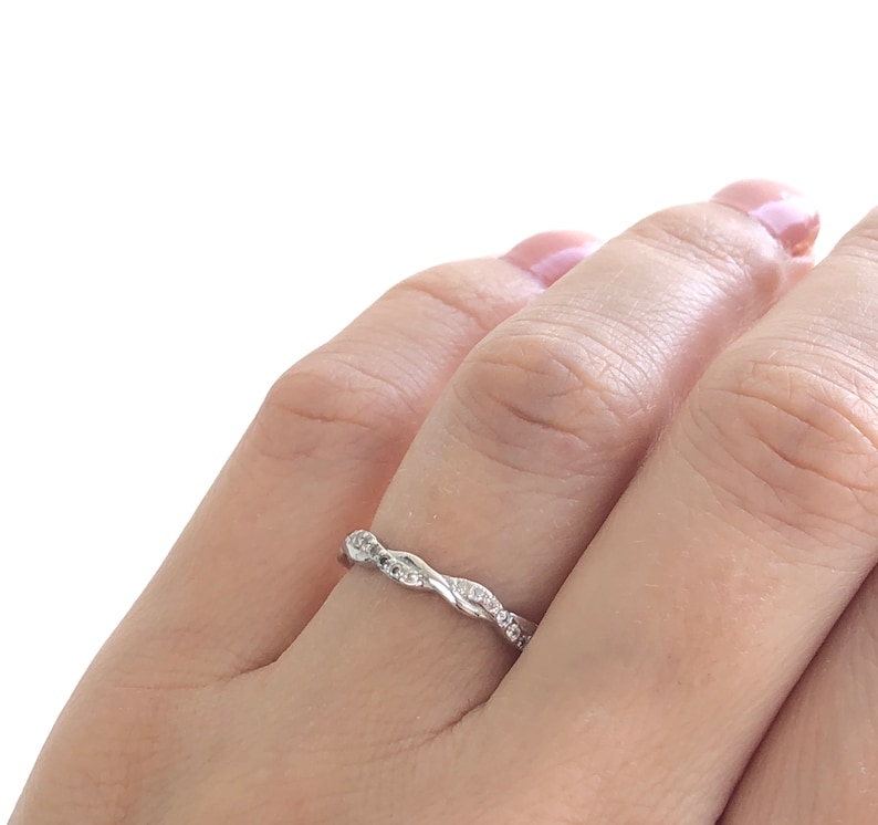 Sterling Silver Twisted Ring. Rope Ring. Vine Ring. Twist - Etsy