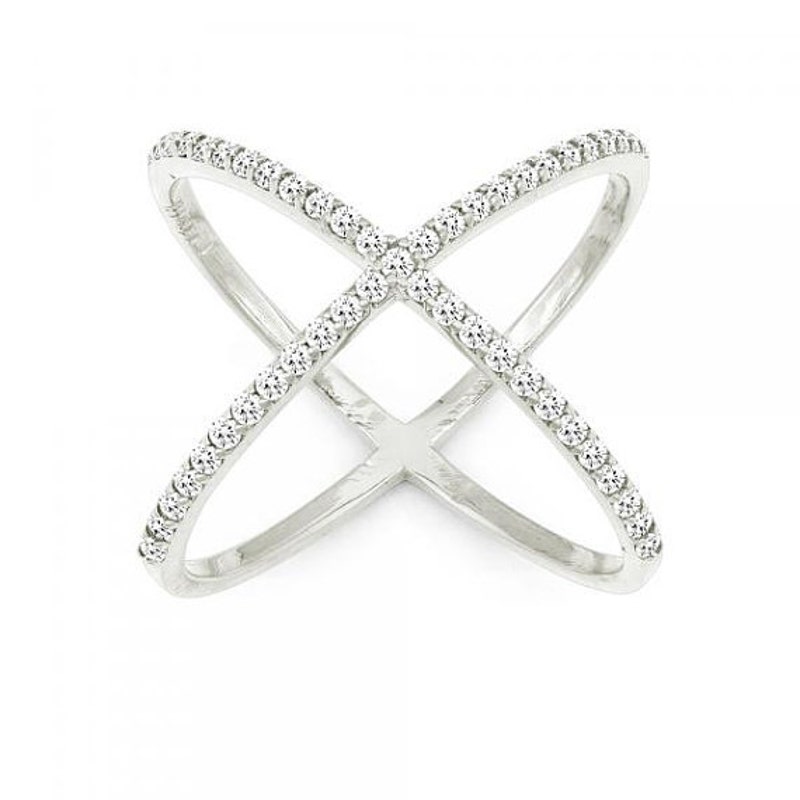 Criss Cross Ring - Etsy