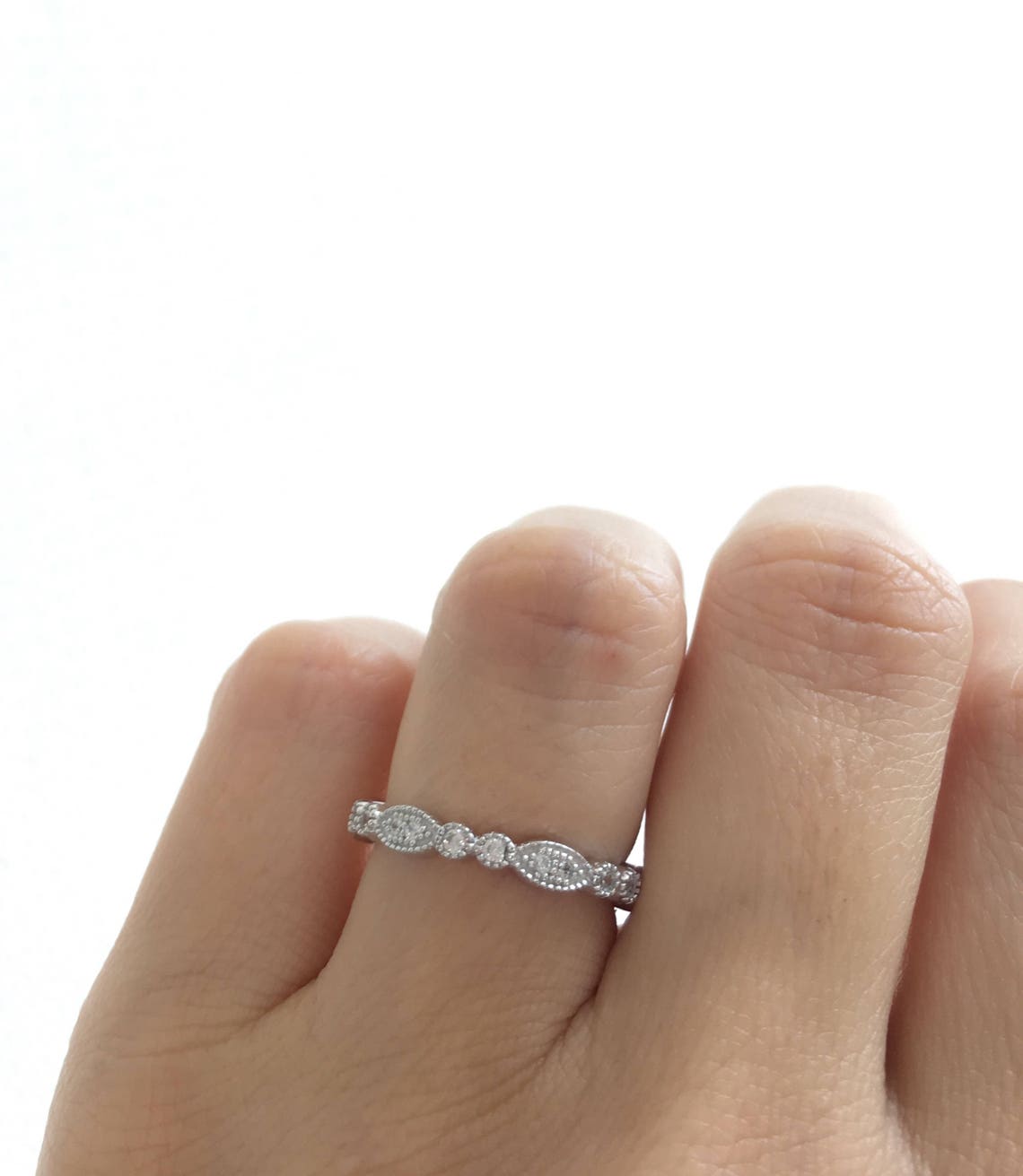 Beautiful Art Deco Ring. Sterling Silver Art Deco Wedding | Etsy