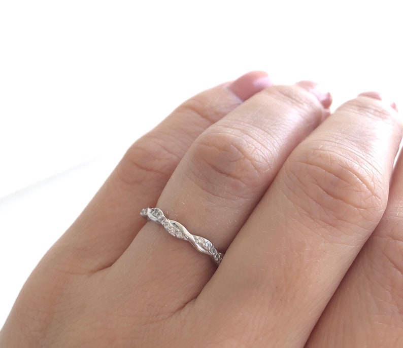 Sterling Silver Twisted Ring. Rope Ring. Vine Ring. Twist | Etsy