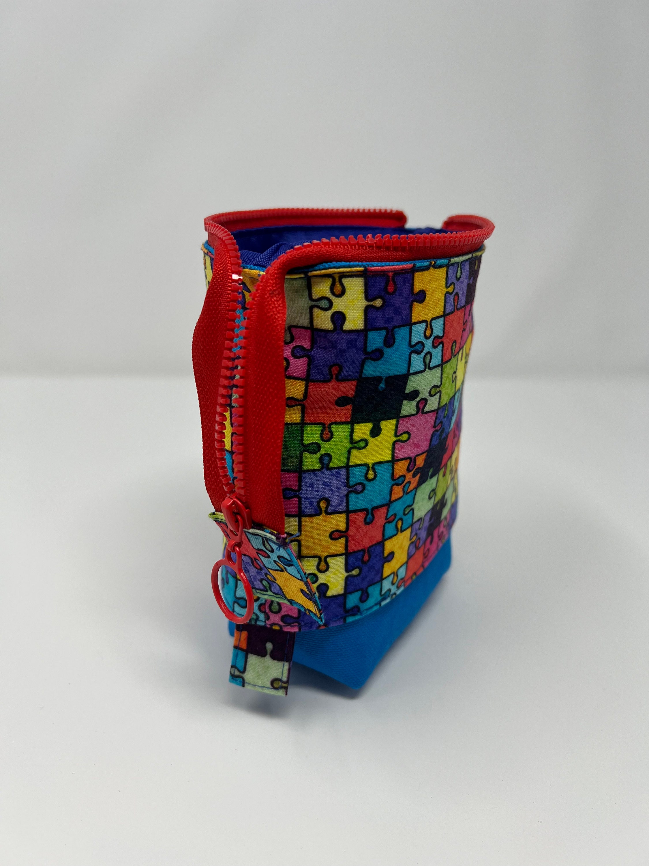 Colorful Puzzle Pieces Pen/pencil Slider Bag - Etsy