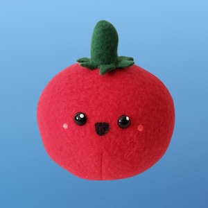 Kawaii Tomato Plush, Cute Vegetable Food Pillow, Play Food Toy ...
