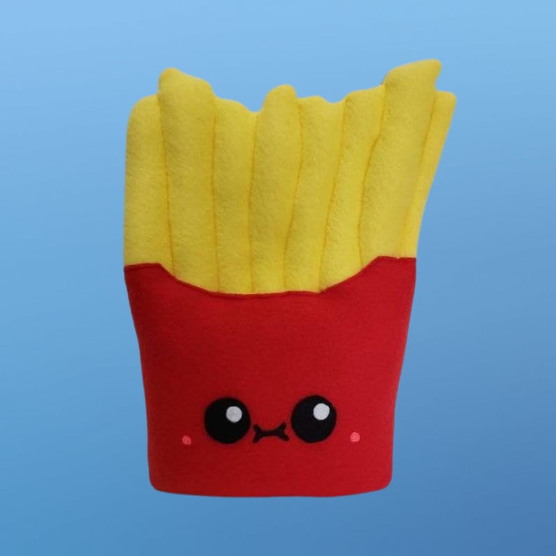 French Fries Plush - Etsy
