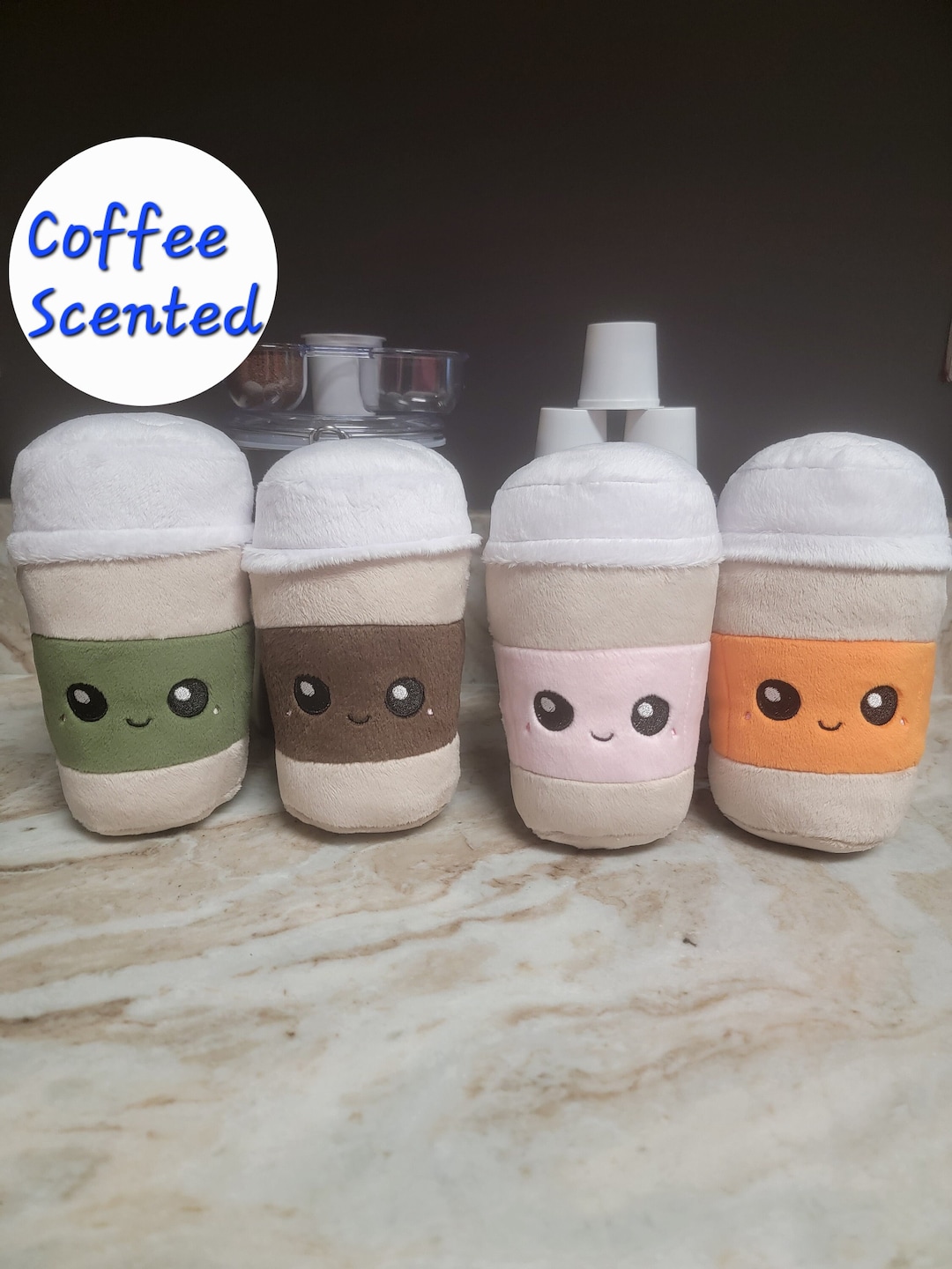 Kawaii Coffee Plush, Cute Food Pillow, Coffee Cup, Coffee Lovers, Play ...