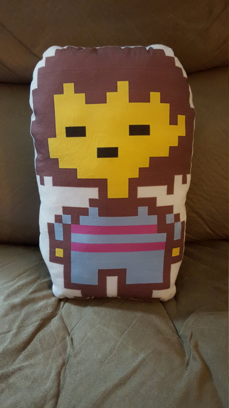 Undertale Frisk Plush Pillow, Unofficial, Indie Video Game, Handmade - Etsy