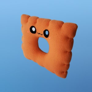 Kawaii Cheese Cracker Plush, Cute Chedder Snack Pillow, Play Food Toy ...