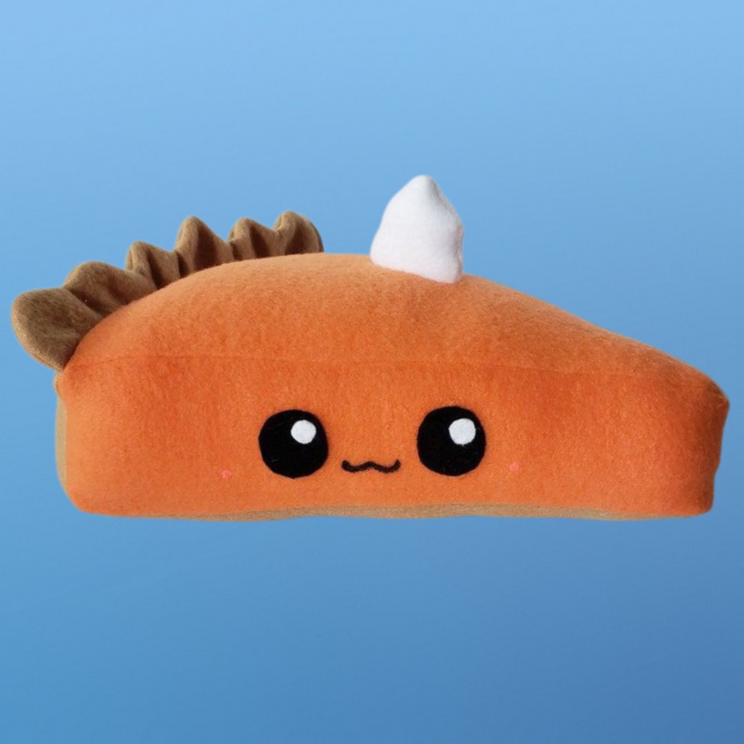 Kawaii Pumpkin Pie Plush, Cute Food Pillow, Play Food Toy, Thanksgiving ...