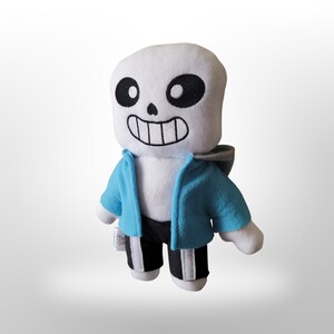 Undertale Sans Plush, Unofficial Indie Video Game Pillow, Handmade - Etsy