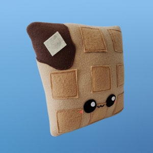 Kawaii Waffle Plush, Cute Breakfast Food Pillow, Play Food Toy ...