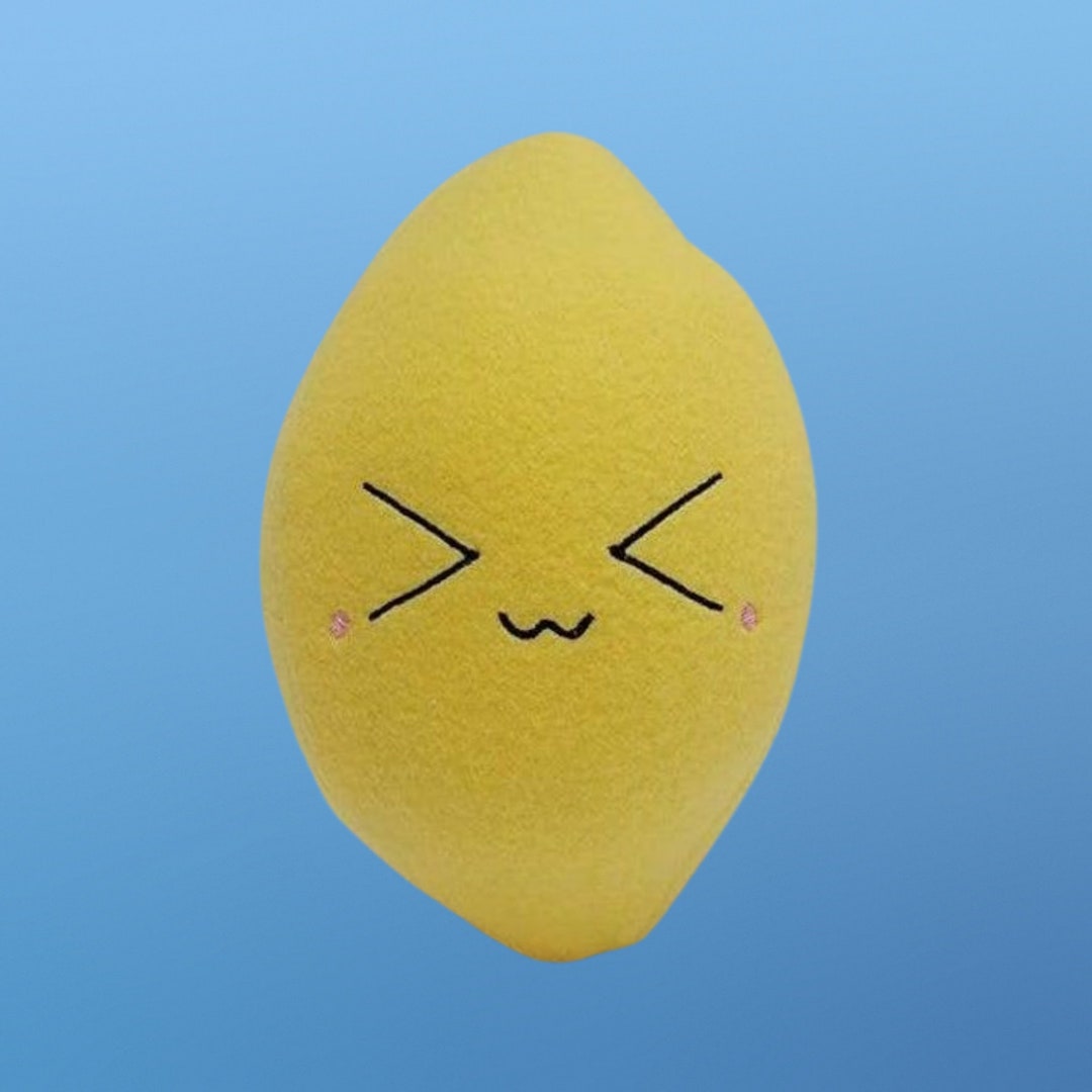 Kawaii Lemon Plush, Cute Fruit Food Pillow, Play Food Toy, Handmade - Etsy