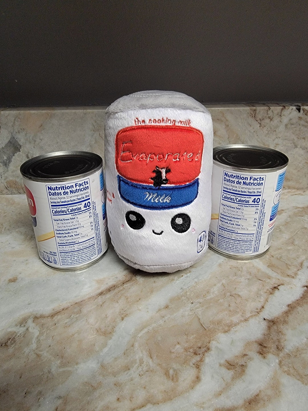 Kawaii Evaporated Milk Can Plush, Cute Food Pillow, Sweetened Condensed ...