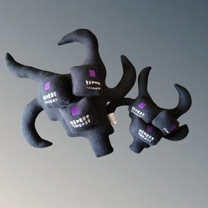 Giant Minecraft Wither Storm Plush, 17.5"× 17", Unofficial, Video Game ...