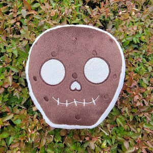 Kawaii Skeleton Ice Cream Sandwich Plush, Cute Goth Food Pillow, Play ...