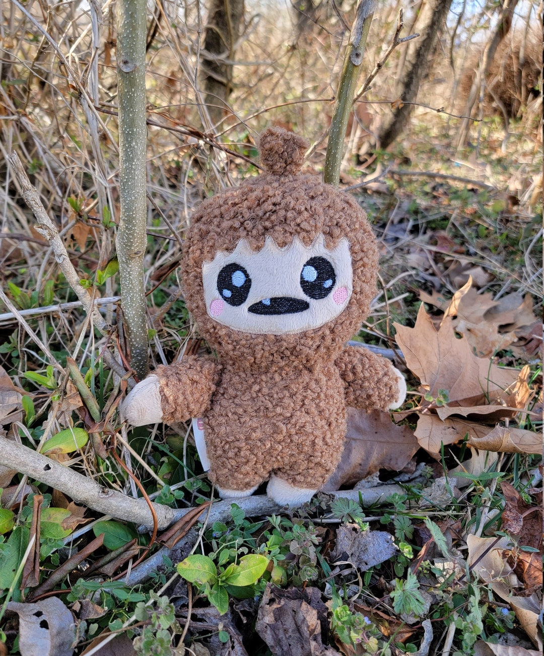 Bigfoot Cryptid Plush, Kawaii Sasquatch, Goth, Cute Spooky, Handmade - Etsy