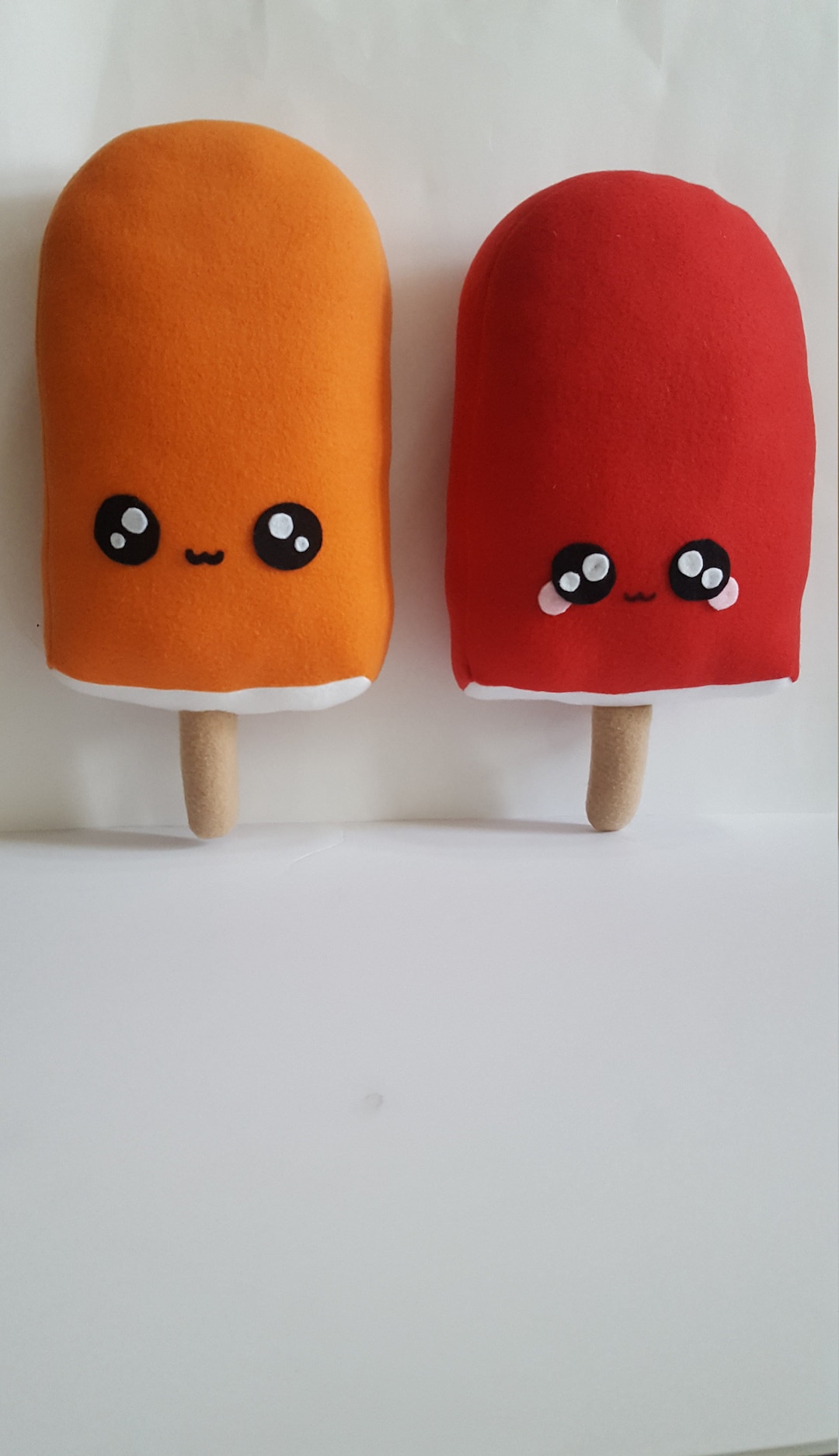 Kawaii Popsicle Ice Cream Plush, Cute Food Pillow, Play Food Toy ...