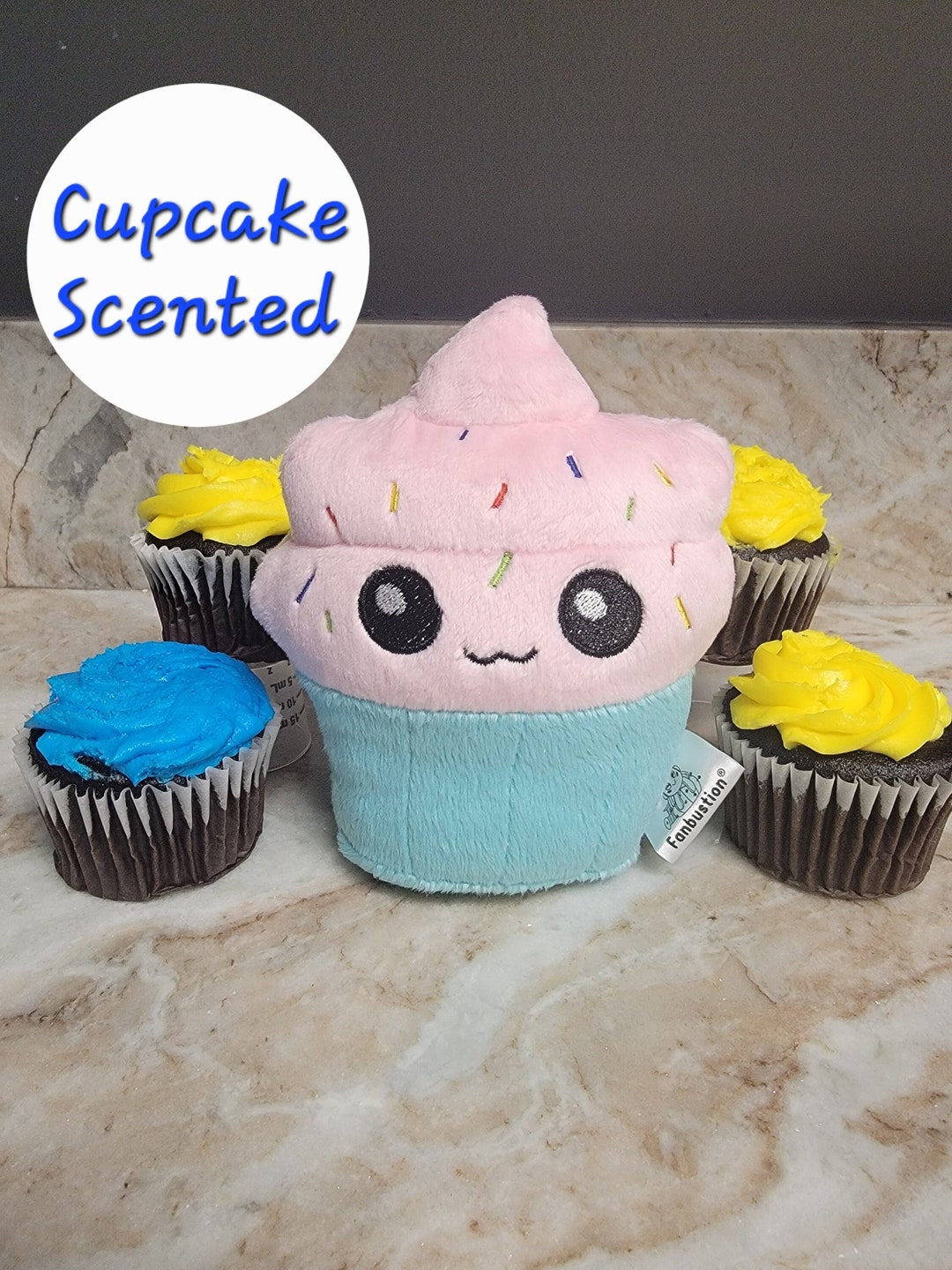 Kawaii Little Cupcake Plush, Cute Food Pillow, Play Food Toy, Scented ...