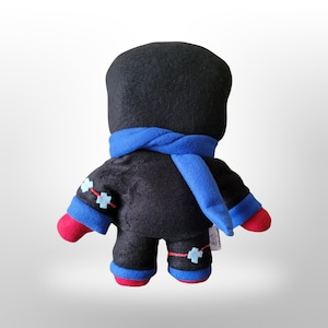 Underverse Error Sans Plush, Undertale Sans Art, Handmade - Etsy