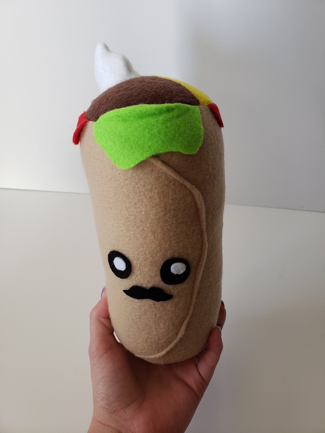 Cute Kawaii Burrito Plush | Etsy