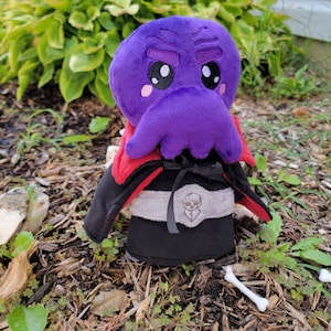 Mindflayer Plush Cryptid, Horror Toy, Handmade - Etsy