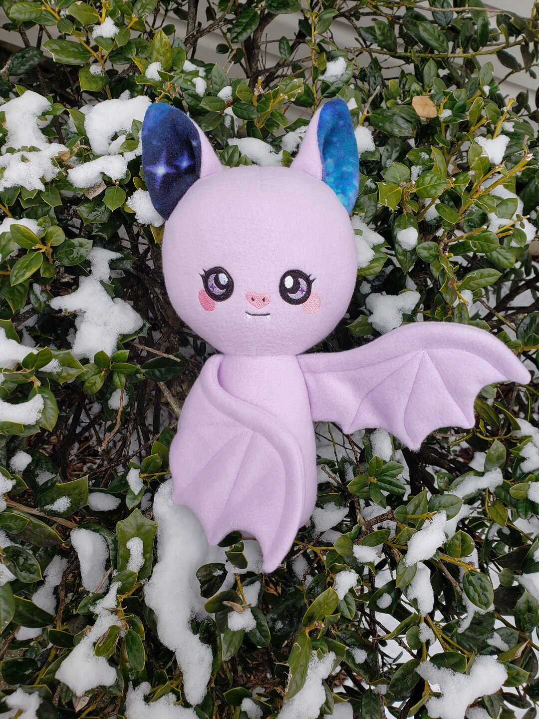 Luna the Girl Bat Plush Kawaii, Cute Spooky Pastel Pillow, Handmade - Etsy