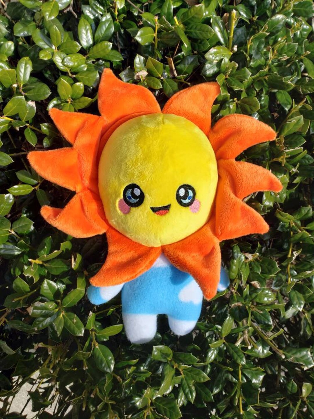 Solis the Sun Plush Kawaii - Etsy