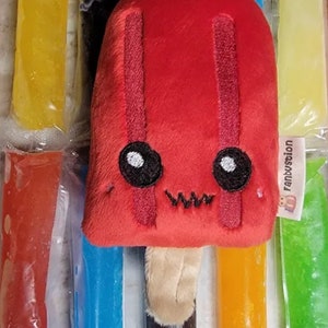 Kawaii Little Popsicle Ice Cream Plush, Cute Food Pillow, Play Food Toy ...