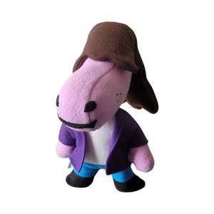 Deltarune Susie Normal Plush, Unofficial Indie Video Game Pillow ...