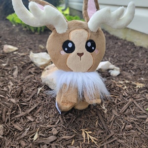 Jackalope Plush Cryptid, Cute Kawaii Horror, Creepypasta, Goth American ...